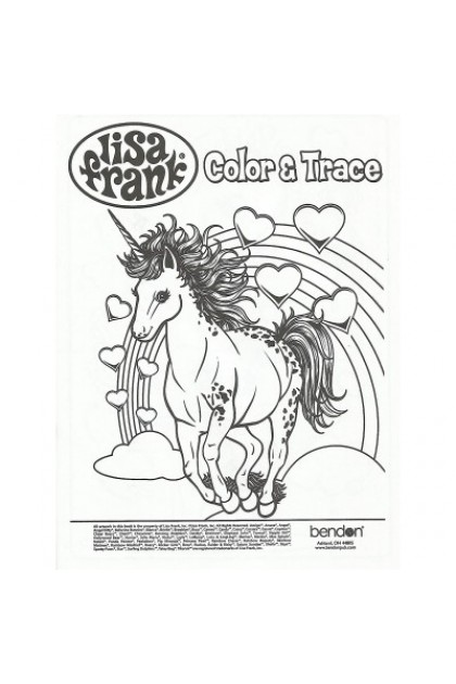 lisa frank horse coloring pages