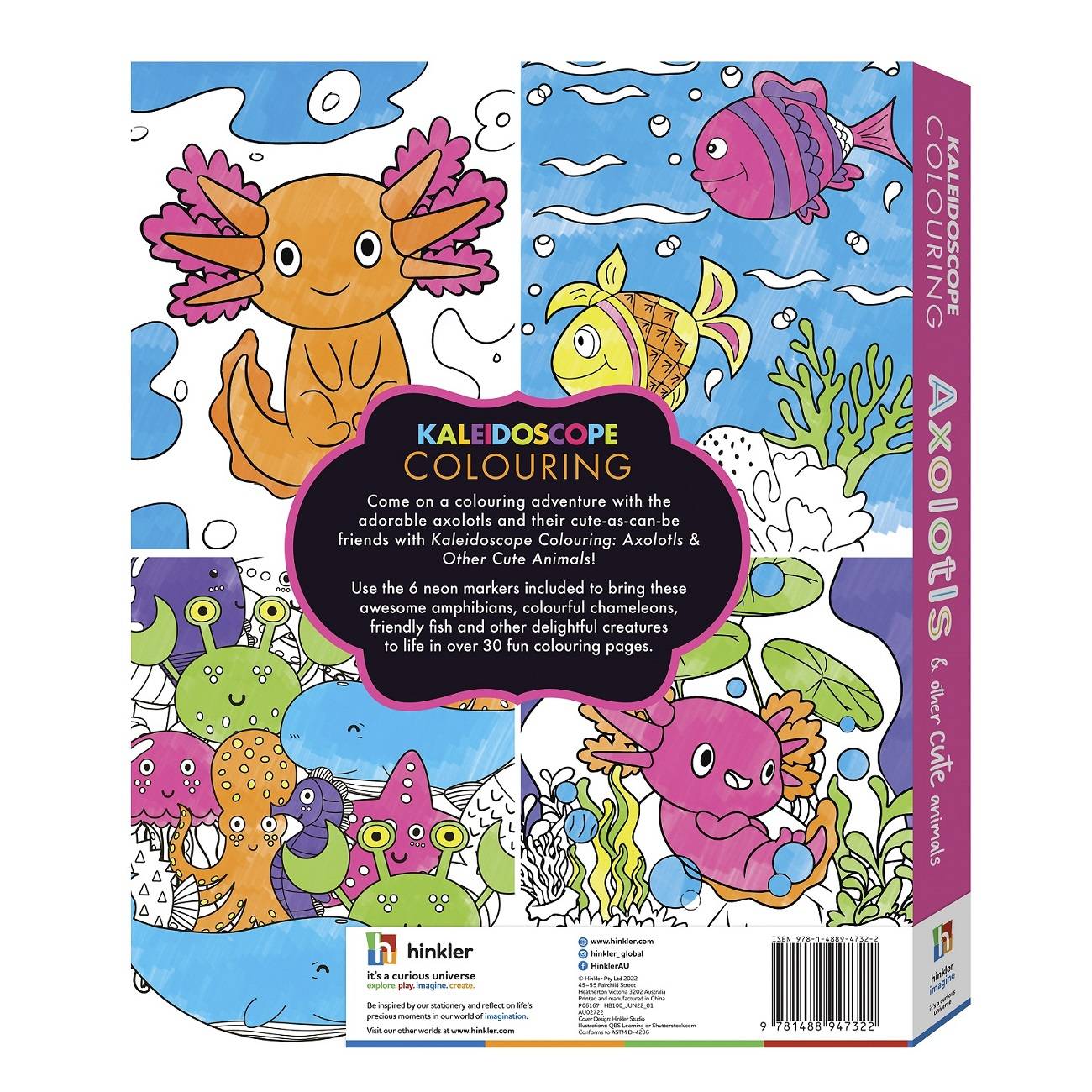 animal kaleidoscope coloring pages